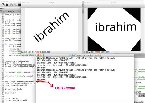 breanna get text from image python opencv