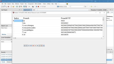 paradox in firedac delphi 11 ent 32bit vcl app databases delphi