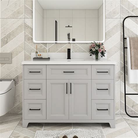 Wildon Home® Berendina 48 Free Standing Single Bathroom Vanity With
