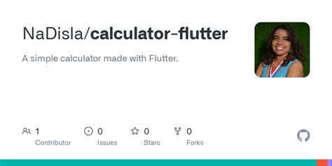github nadisla calculator flutter a simple calculator made with flutter
