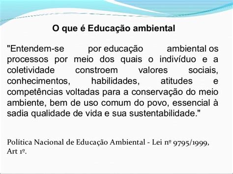 Educação Ambiental