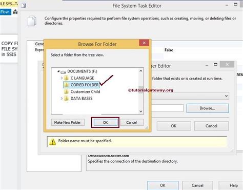 copy files using file system task in ssis