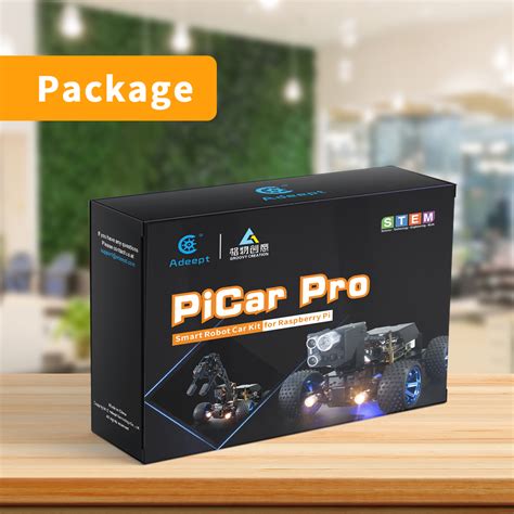 adeept picar pro aluminum explorer 3 dor robotic arm smart