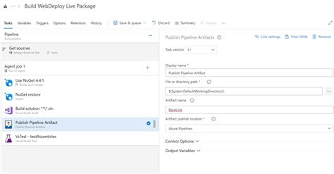 setting up an umbraco baseline ish flow with azure devops