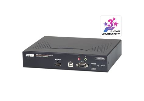 4k hdmi single display kvm over ip transmitter with poe ke8952t aten