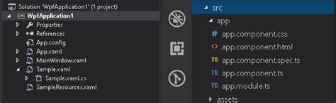 create a user interface with angular components wpf to angular guide