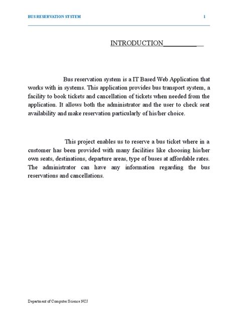 bus reservation system webbased apllication java servlet
