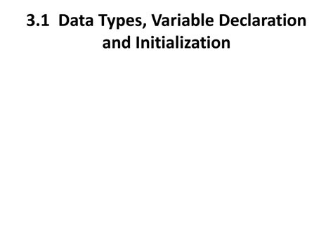 ppt unit 3 java data types powerpoint presentation free download