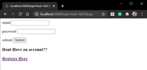 flask user authentication how to setup user login in