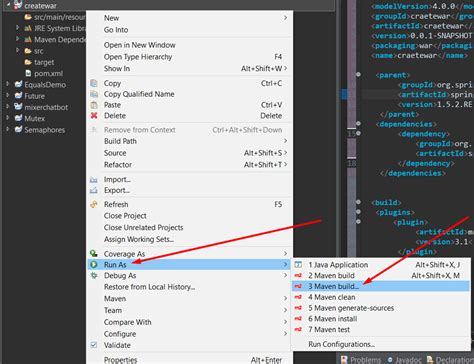 how to create java war file with maven java tutorial network