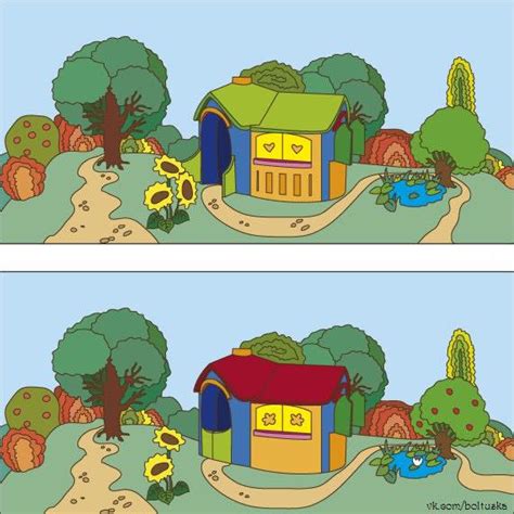 find the difference between two images 11 preschool