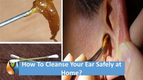 How To Cleanse Your Ear Safely At Home Youtube