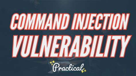 command injection vulnerability part 2 youtube