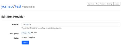 how to upload vagrant box to vagrant cloud