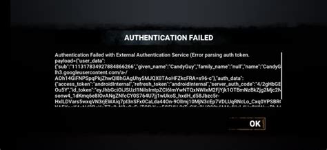 authentication failed authentication failed authentication failed