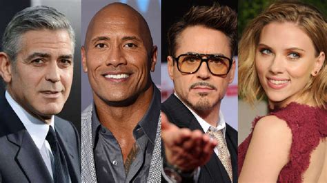 Fotos George Clooney Y Los Actores Mejores Pagados De Hollywood Rpp