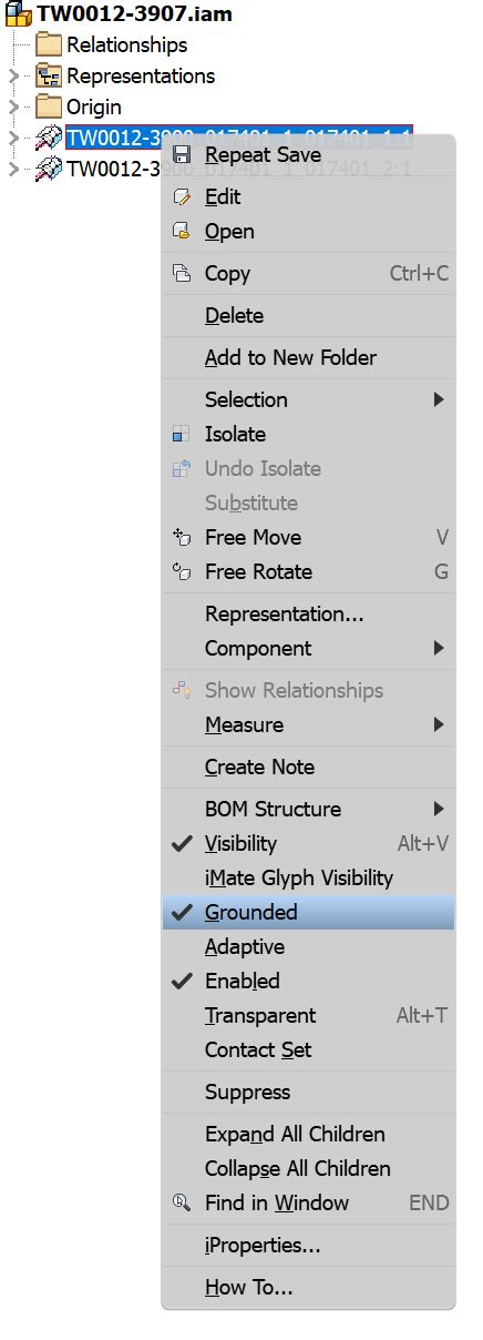 solved inventor 2018 cannot rotate assembly parts