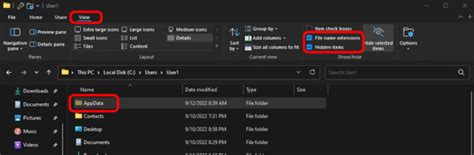 Solved How To Show Hidden Files And Folders Like Appdata Up