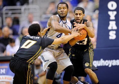 No 15 Hoyas Struggle To Score In Too Close Win Over Towson The