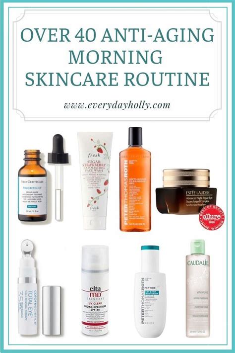 Over 40 Anti Aging Skincare Routine Anti Aging Skincare Routine Anti