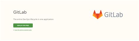 gitlab one click application install cloudcone