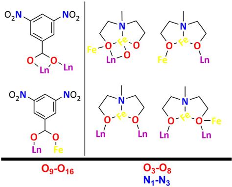 Different Coordination Modes 1 3 Using Dnbz⁻ And Mdea²⁻ Polydentate