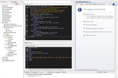 java web xml custom error page not working stack overflow