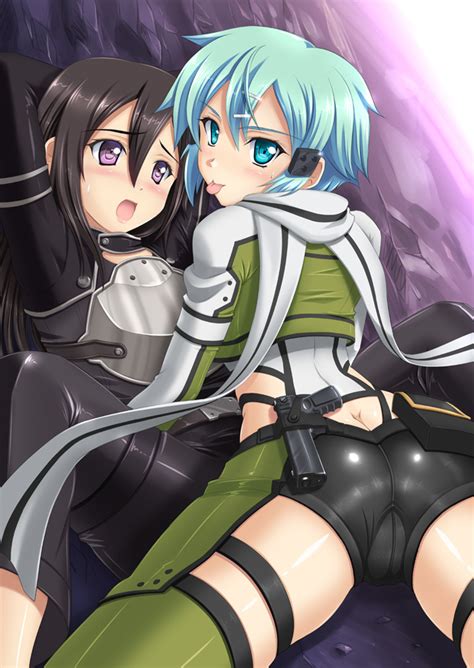 Kishi Nisen Kirito Kirito Sao Ggo Sinon Sword Art Online 10s