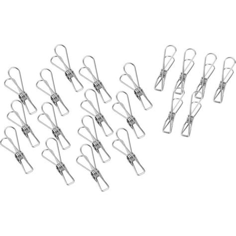 Box Sweden 6cm Stainless Steel Pegs Silver 120pc Woolworths