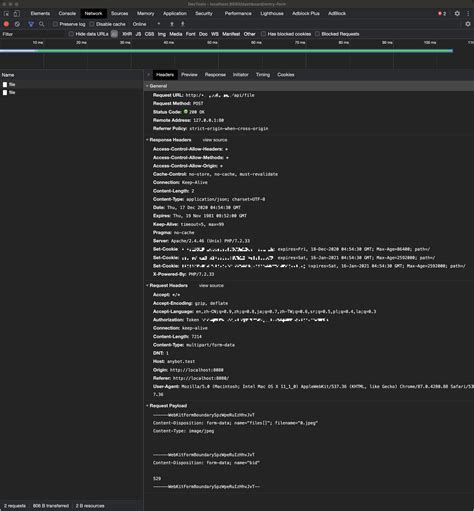 javascript uploading file axios works but fetch api doesn t what