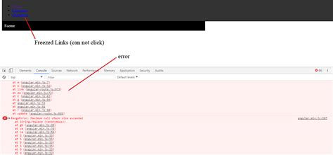 angularjs maximum call stack size exceeded issue with base ref