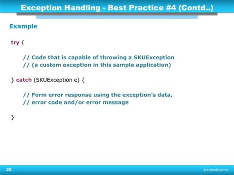 exception handling and logging in java best practices updated