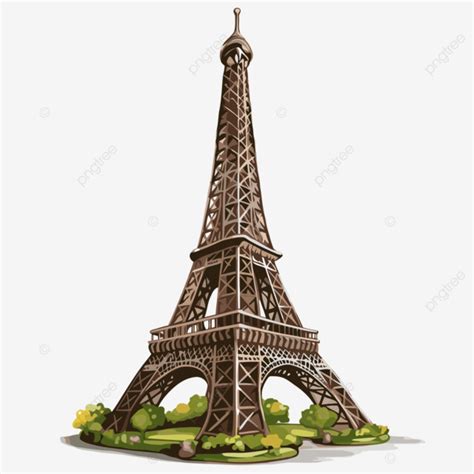The Eiffel Tower Sticker Clipart Cartoon Eiffel Tower Illustration
