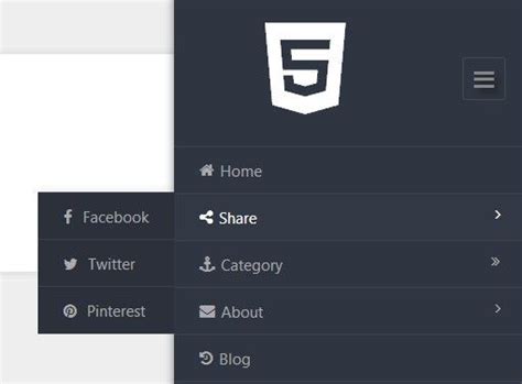 36 javascript left navigation menu modern javascript blog