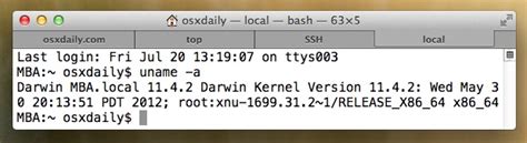 rename terminal tabs in mac os x