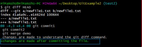 git diff命令 极客教程