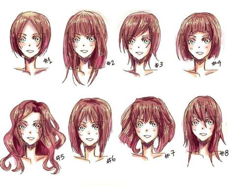 Anime Girl Hairstyles Bangs