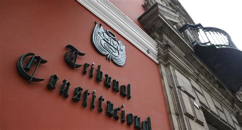 Tribunal Constitucional Historia De La última Elección Politica El