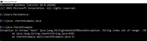 java string class charat method with example how to use string