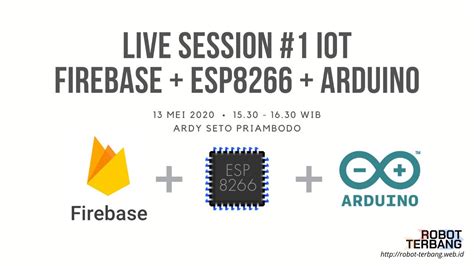 live session 1 iot firebase esp8266 arduino youtube