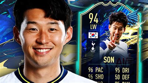Incredible ⚽ 94 Tots Son Player Review Fifa 21 Ultimate Team Youtube
