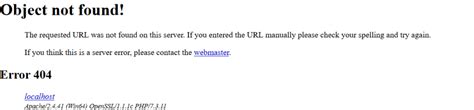 wordpress localhost xampp object not found issue fix — paweł bogucki