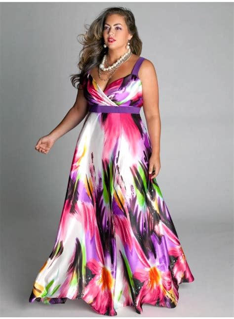 Tropical Beauty Plus Size Maxi Dress Plus Size Inspirations