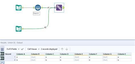solved comparing two files matching column headings to alteryx