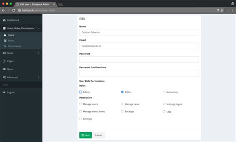 github laravel backpack crud build a custom admin interface for your