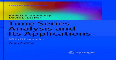 time series analysis and its applications with r