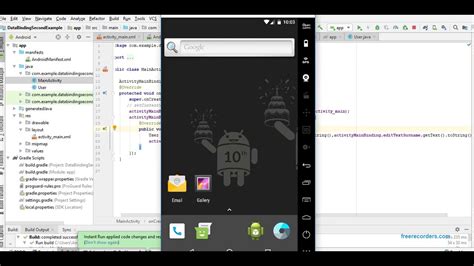 android data binding second example youtube