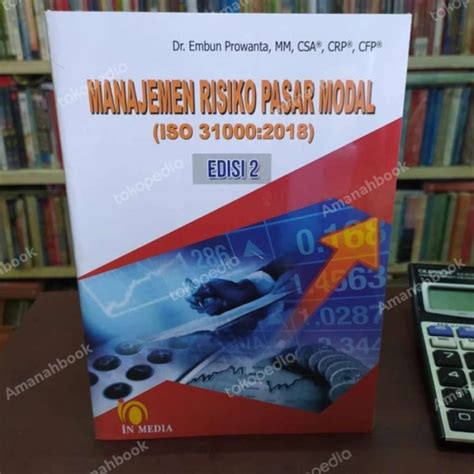 Promo Buku Manajemen Risiko Pasar Modal Iso 31000 Edisi 2 Embun