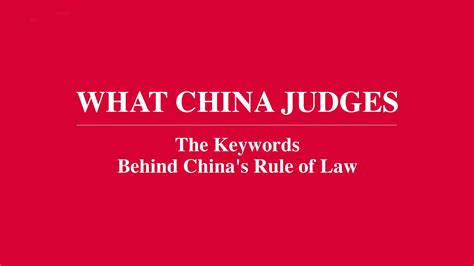 Graphics All You Need To Know About Chinas Rule Of Law Cgtn