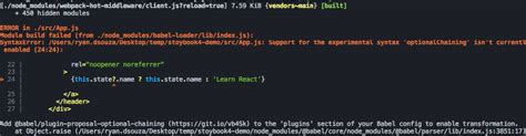 storybook 🚀 using a custom babelrc in create react app